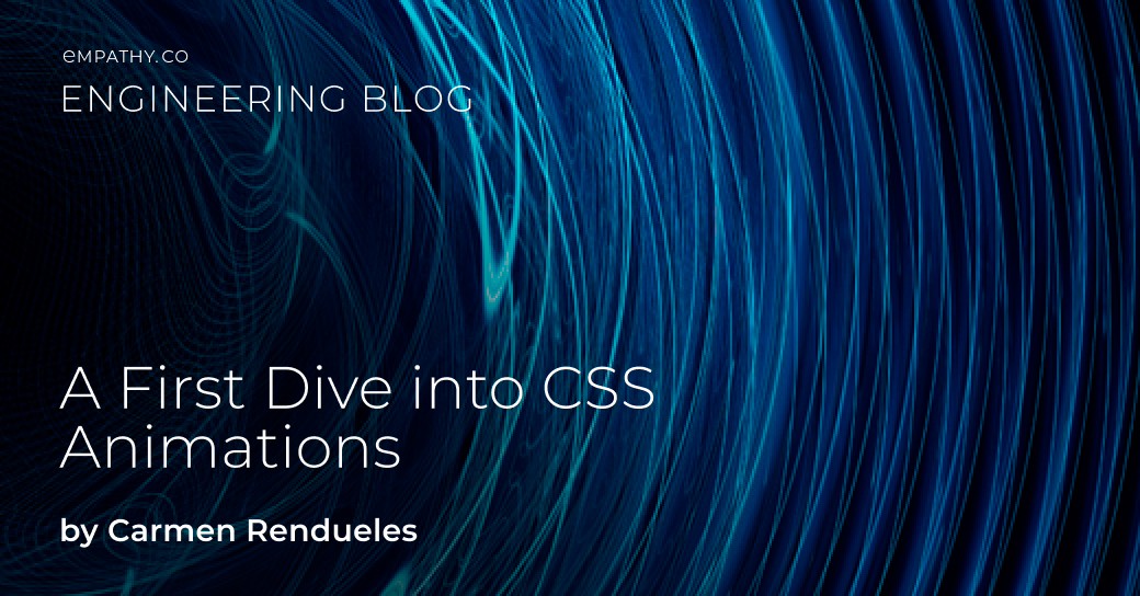 A first dive into CSS animations